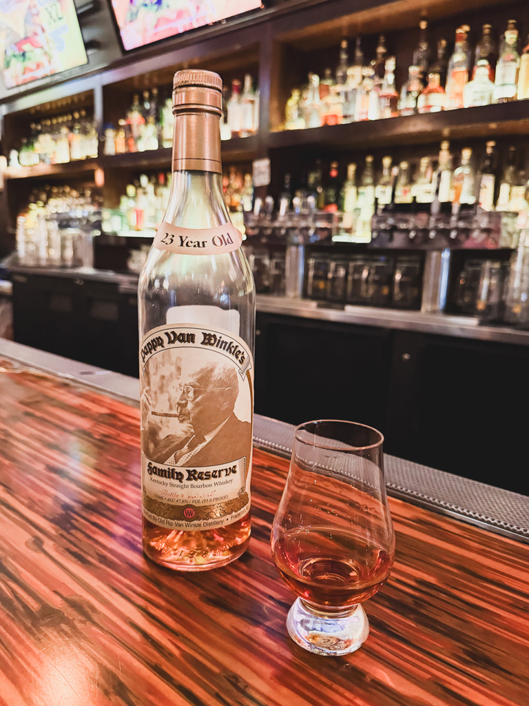 Eclectic Kim Review: Far Bar & the 23 Year Old Pappy Van Winkle
